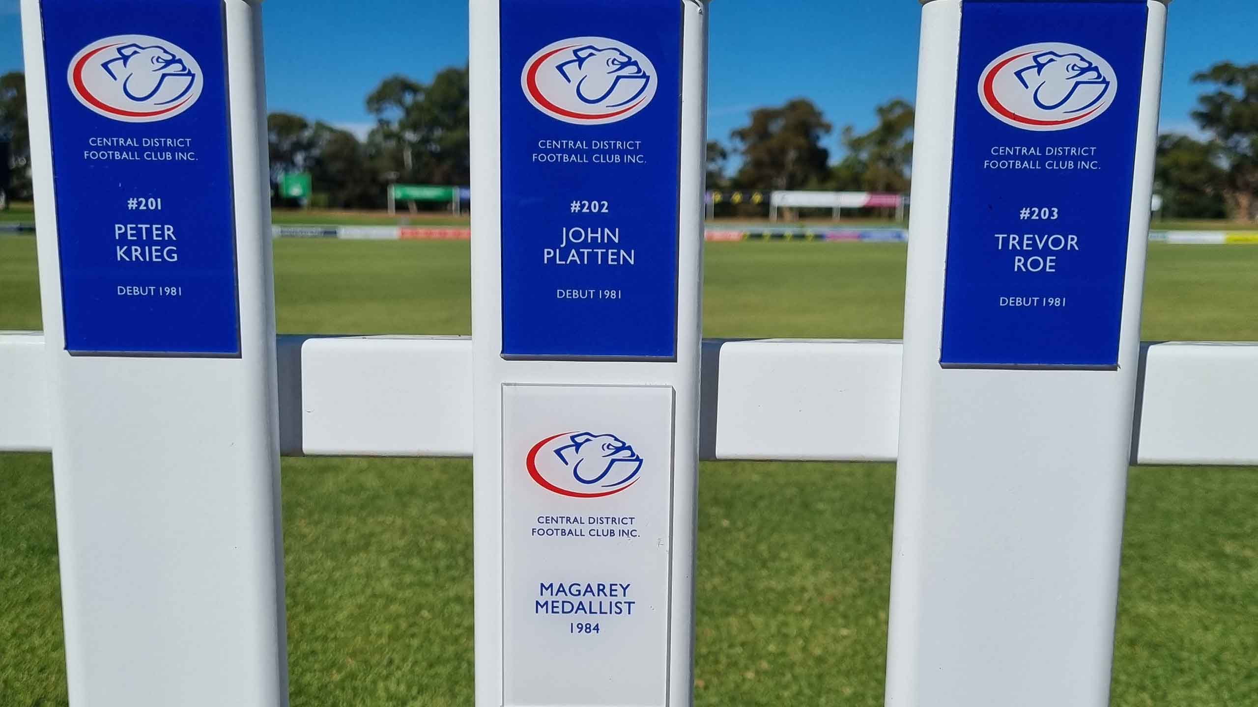 Picket Fence - CDFC Supporter Plaques||Community | Central District ...